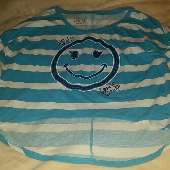 Justice | Shirts & Tops | Justice Striped Tshirt | Poshmark